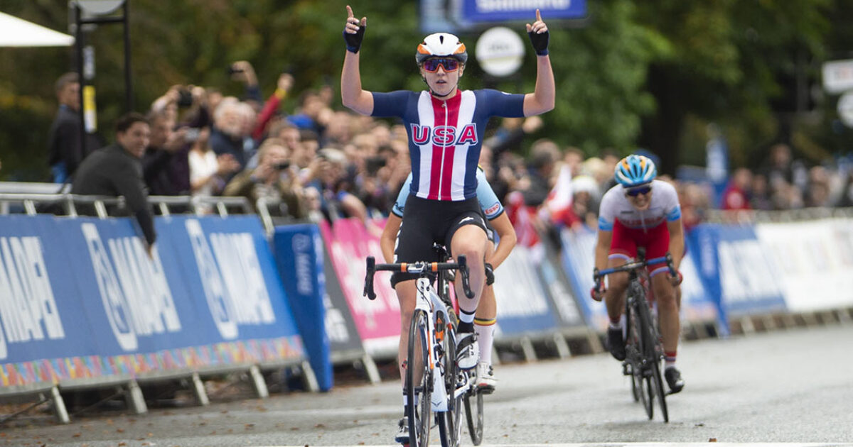 Jastrab Earns Third Rainbow Jersey for USA Cycling | USA Cycling