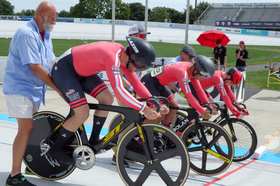 Edge Cycling Seizes the Gold In Sprint Events | USA Cycling